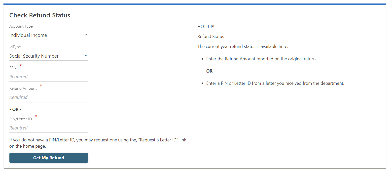 Where's My Refund Colorado? | Overview - Social Security Resources